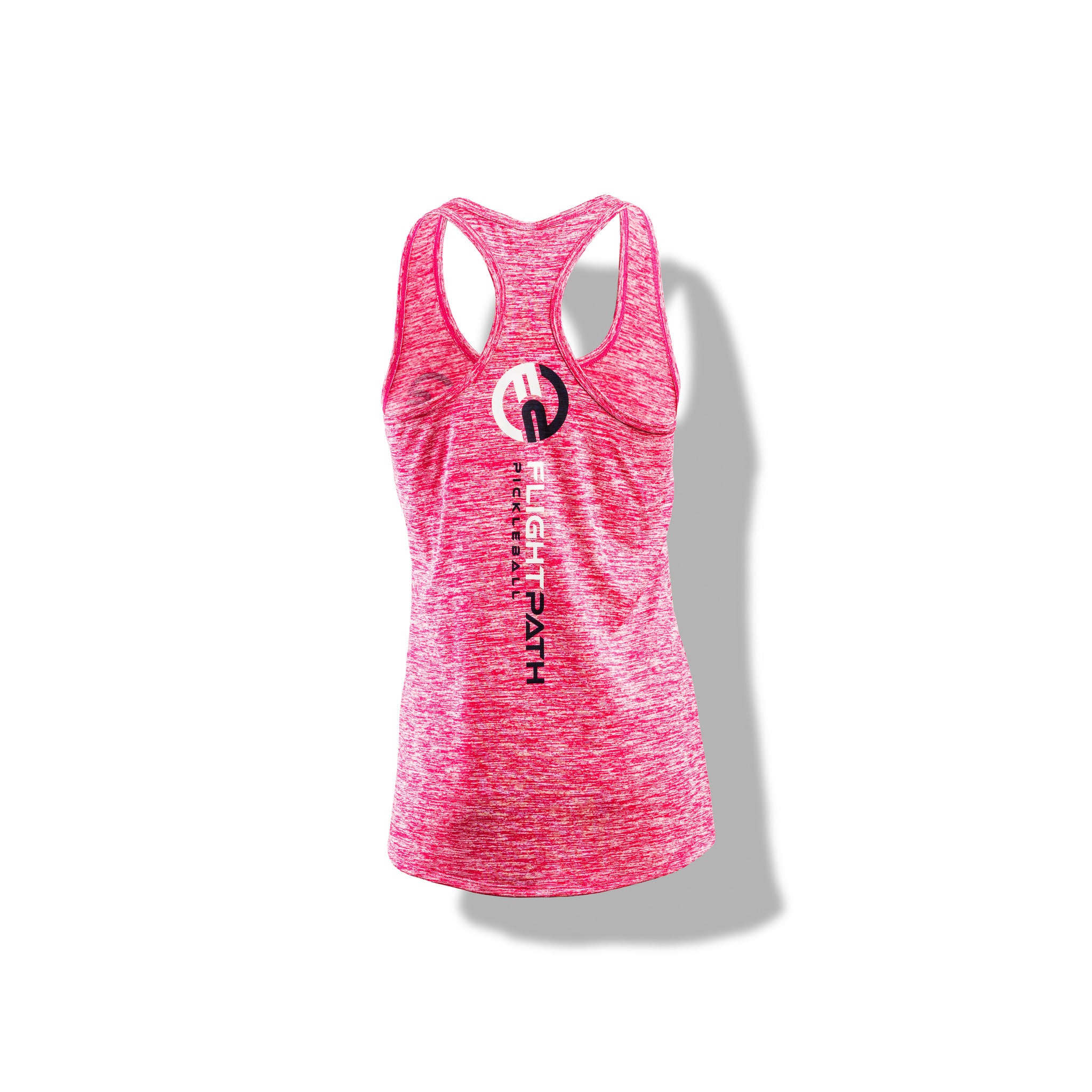 Women's Racerback Tank (Heathered Pink) - FlightPath Pickleball
